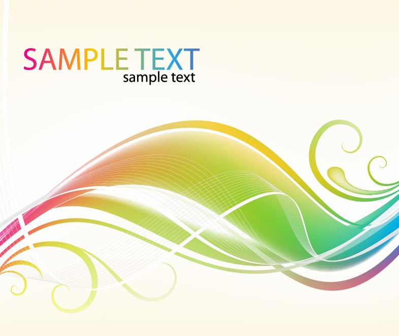 Abstract Colorful Swirl Waves Vector Background | Free Vector Graphics ... Abstract Colorful Swirl Waves Vector Background | Free Vector Graphics ...