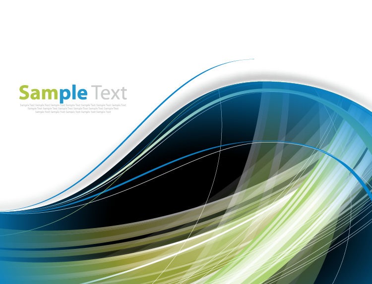 Abstract Curves Background Vector